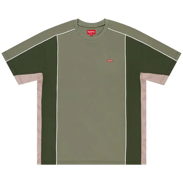 Supreme Paneled Short-sleeve Top - Green