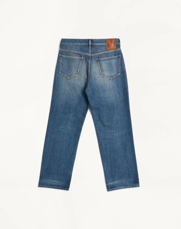 Valentino Garavani Regular Fit Trousers - Denim