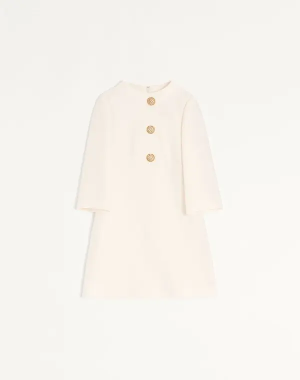 Valentino Garavani Crepe Couture Short Dress - Ivory