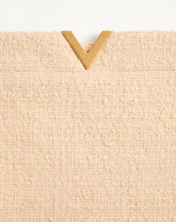 Valentino Garavani Curly Wool Short Skirt