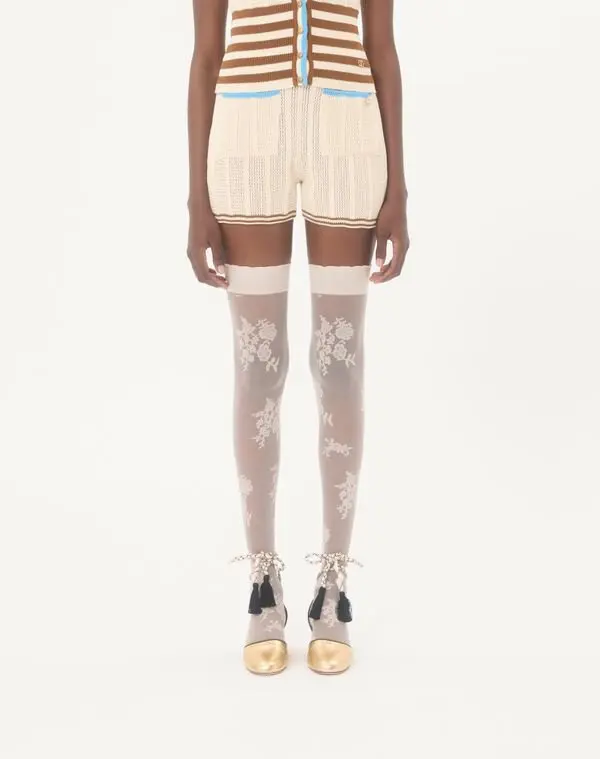 Valentino Garavani Vlogo Knit Shorts