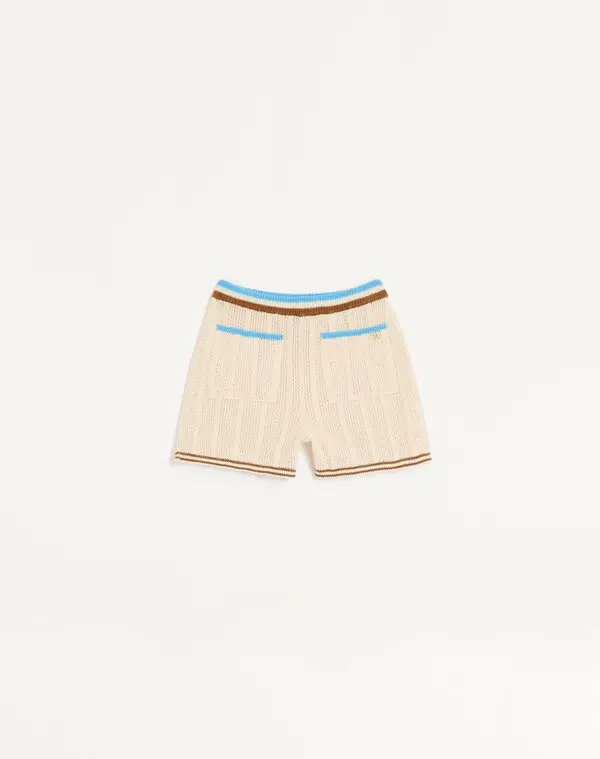 Valentino Garavani Vlogo Knit Shorts - Birch