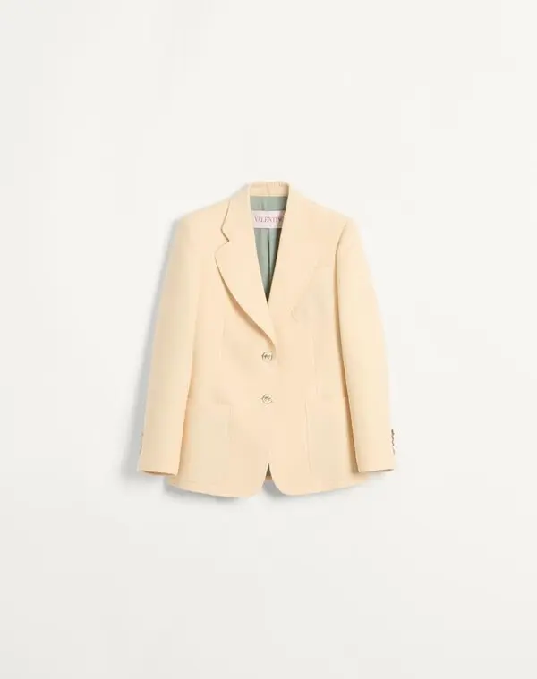 Valentino Garavani Crepe Couture Blazer - Birch