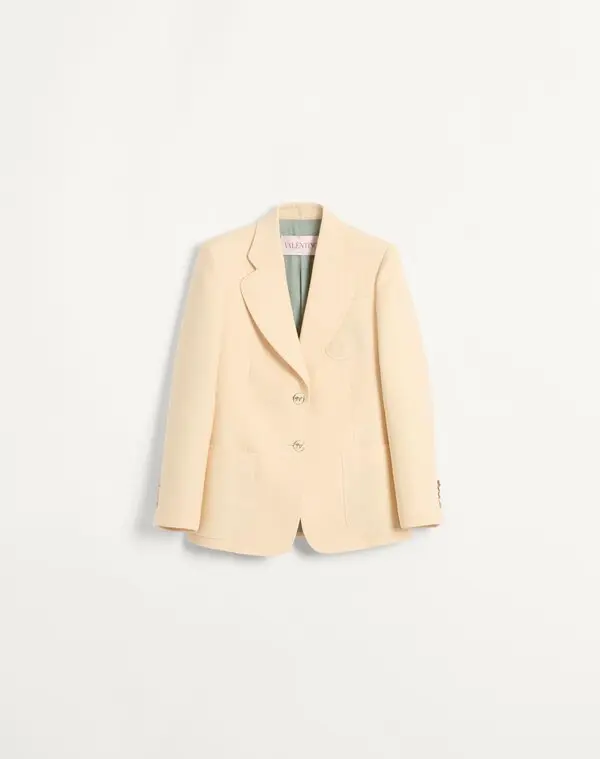 Valentino Garavani Crepe Couture Blazer - Birch