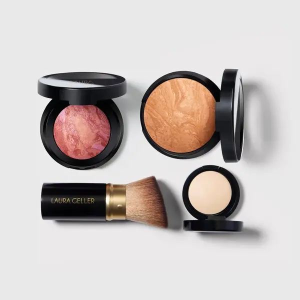 Laura Geller Beauty Daily Routine: Satin Finish Full Face Makeup Kit - Multicolor