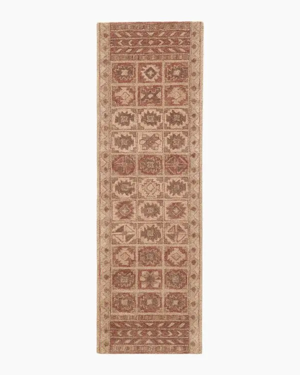 Quince Cambria Wool Rug - Rust