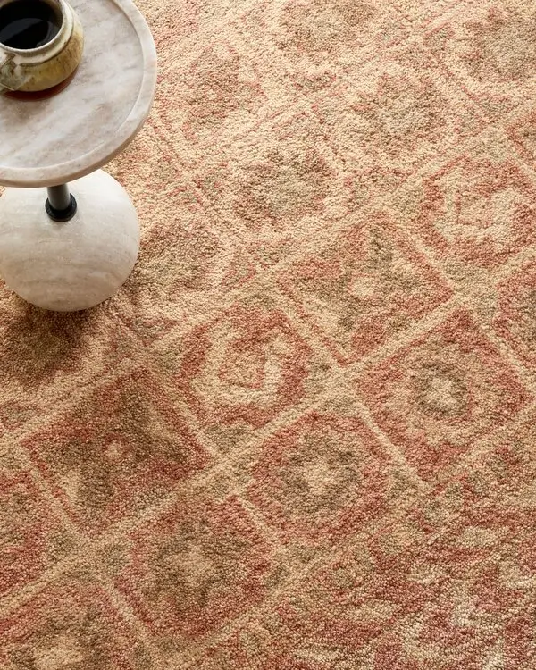 Quince Cambria Wool Rug - Rust