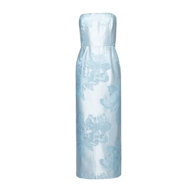 FOREVER YOUNG THE LABEL Eclat Midi Jacquard Dress