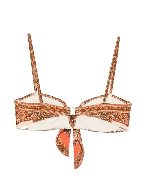 Zimmermann Mahon Bikini Top - Brown