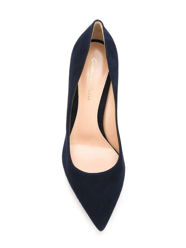 GIANVITO ROSSI Suede Leather Pumps - Blue