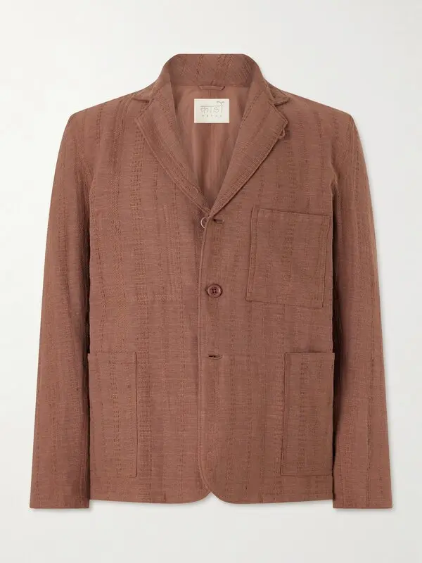 KARDO Somesh Cotton-jacquard Suit Jacket
