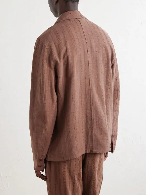 KARDO Somesh Cotton-jacquard Suit Jacket