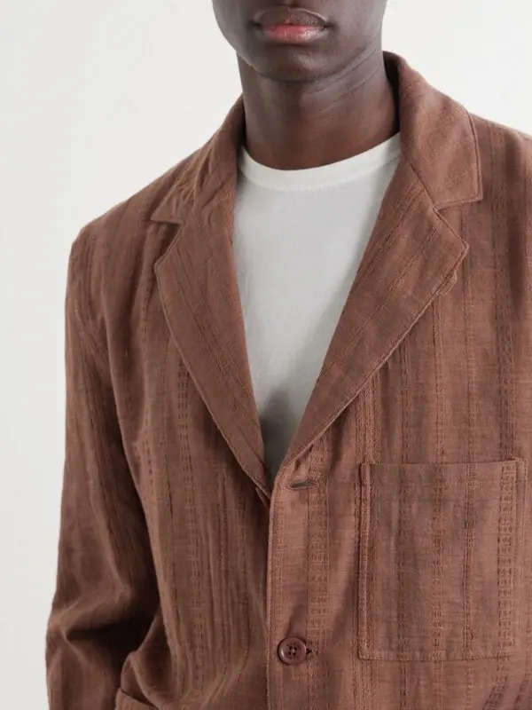 KARDO Somesh Cotton-jacquard Suit Jacket