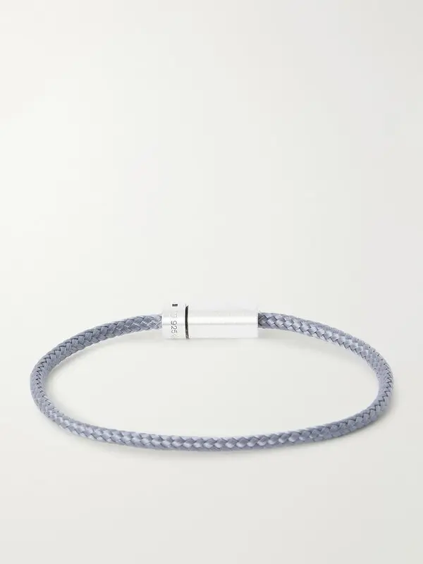 Le Gramme 5g Sterling Silver Woven Bracelet