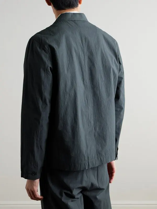 Folk Charcoal Cotton Suit Jacket