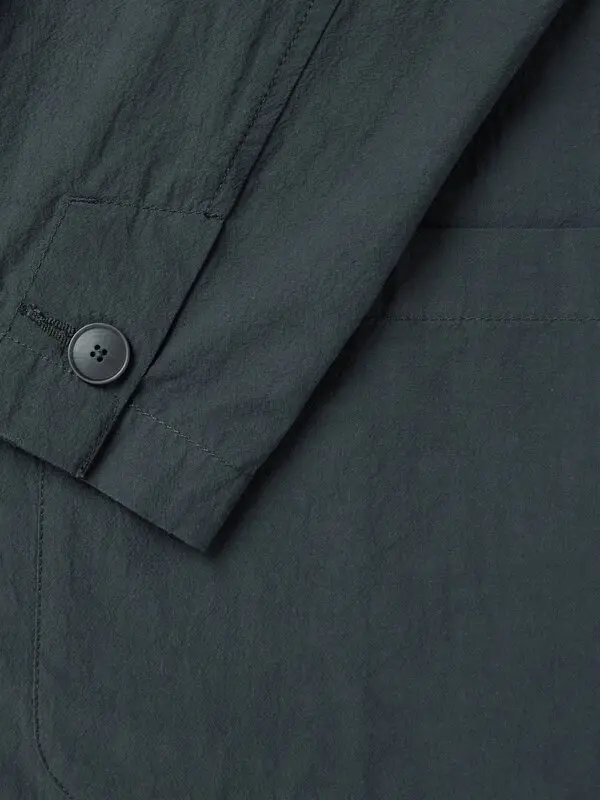 Folk Charcoal Cotton Suit Jacket