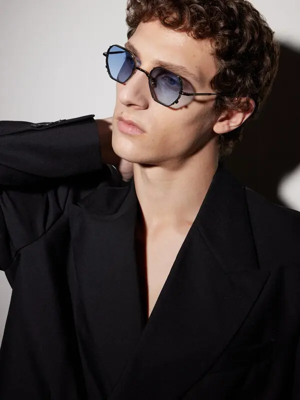 JACQUES MARIE MAGE Verlaine Octagon Sunglasses