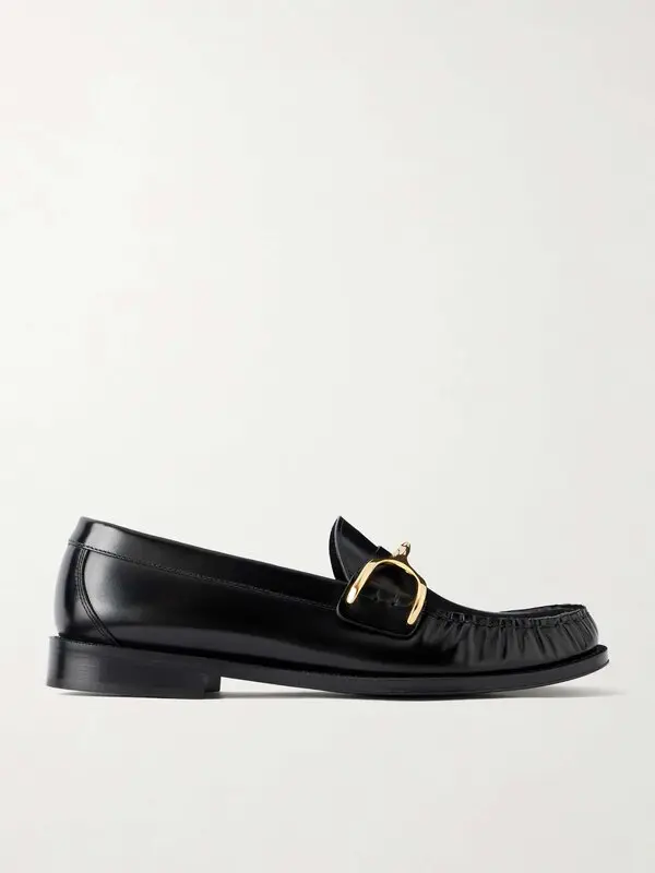 Alexander McQueen Leather Loafers - Black