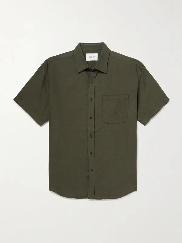 Nn07 Deon 5708 Linen Shirt