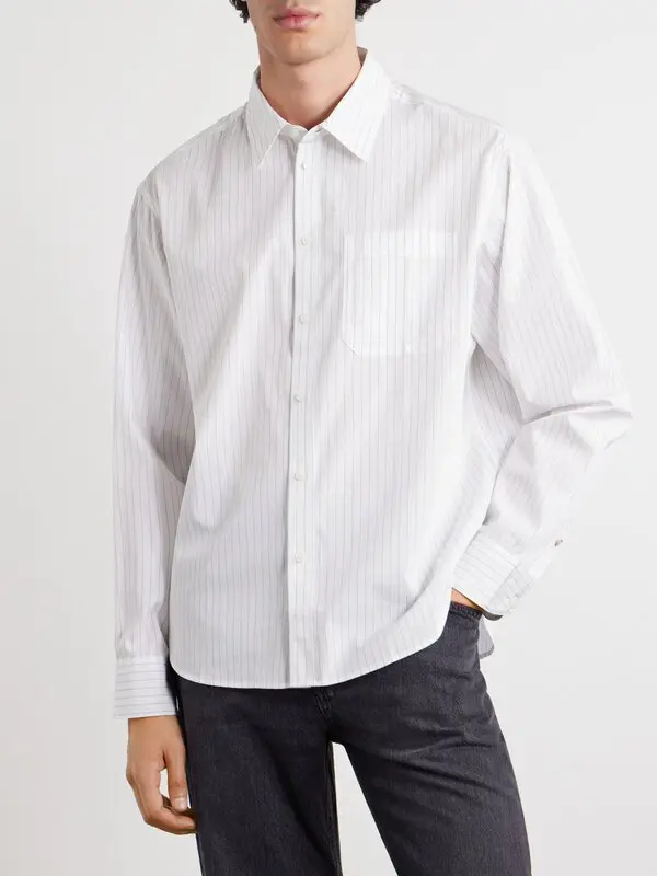 Rag & Bone Striped Cotton-poplin Shirt