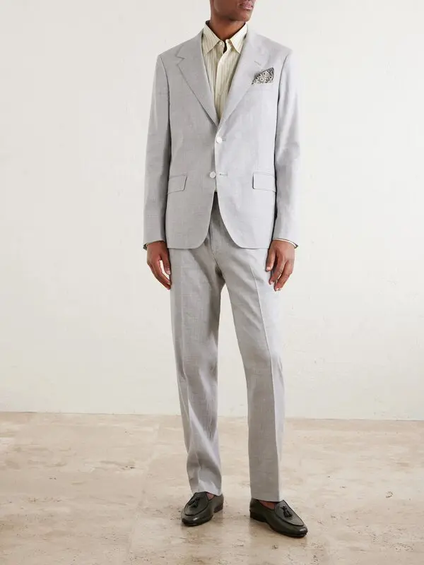 Mr P. Wool And Linen-blend Suit Jacket