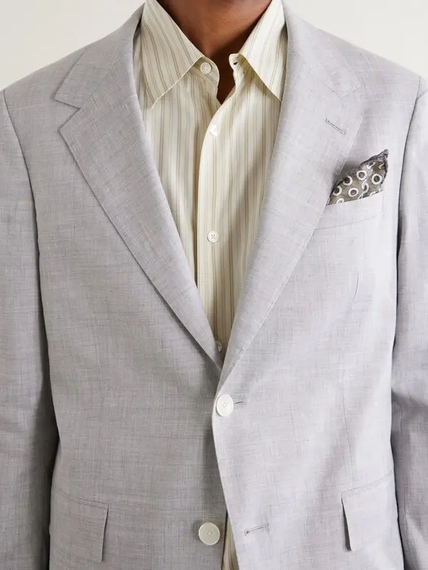 Mr P. Wool And Linen-blend Suit Jacket