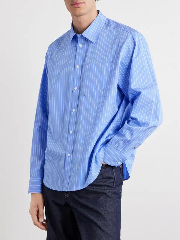 Rag & Bone Striped Cotton-poplin Shirt