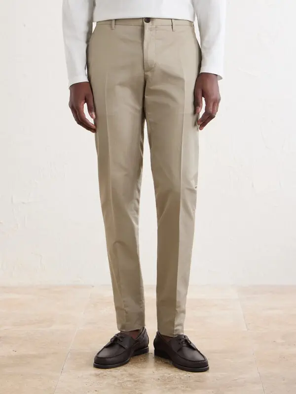 SLOWEAR Tailored Tapered Suit Trousers