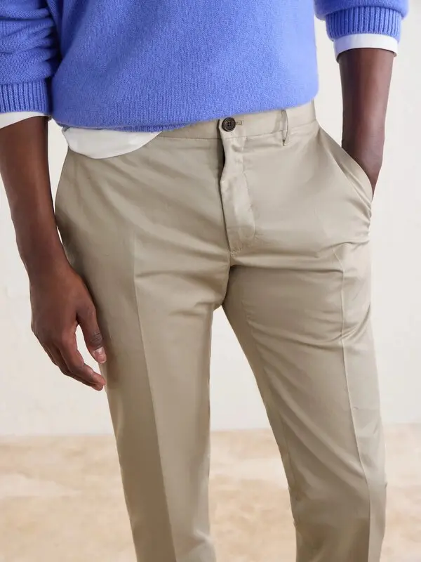 SLOWEAR Tailored Tapered Suit Trousers