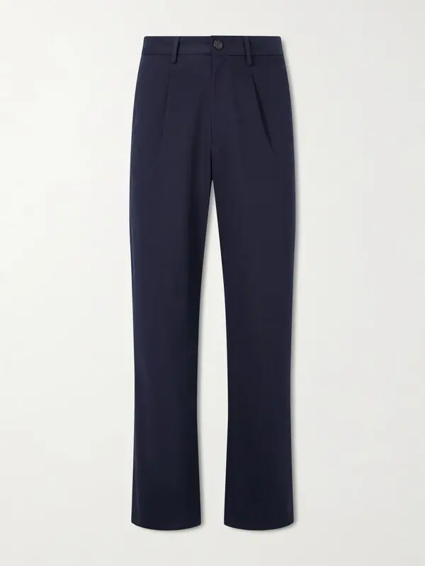 NOAH Straight-leg Cotton-twill Trousers