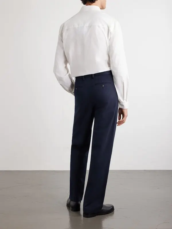 NOAH Straight-leg Cotton-twill Trousers