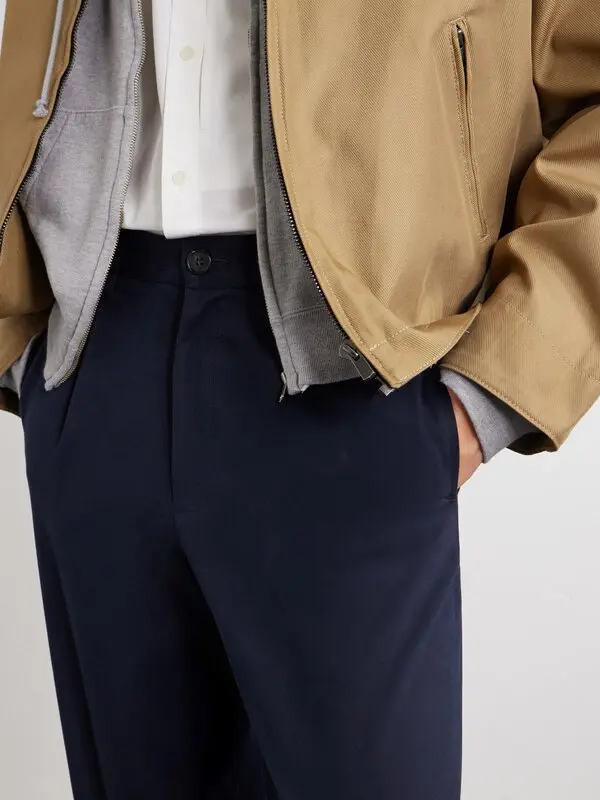 NOAH Straight-leg Cotton-twill Trousers