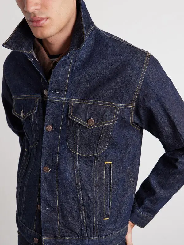 NOAH Indigo Wash Selvedge Denim Jacket