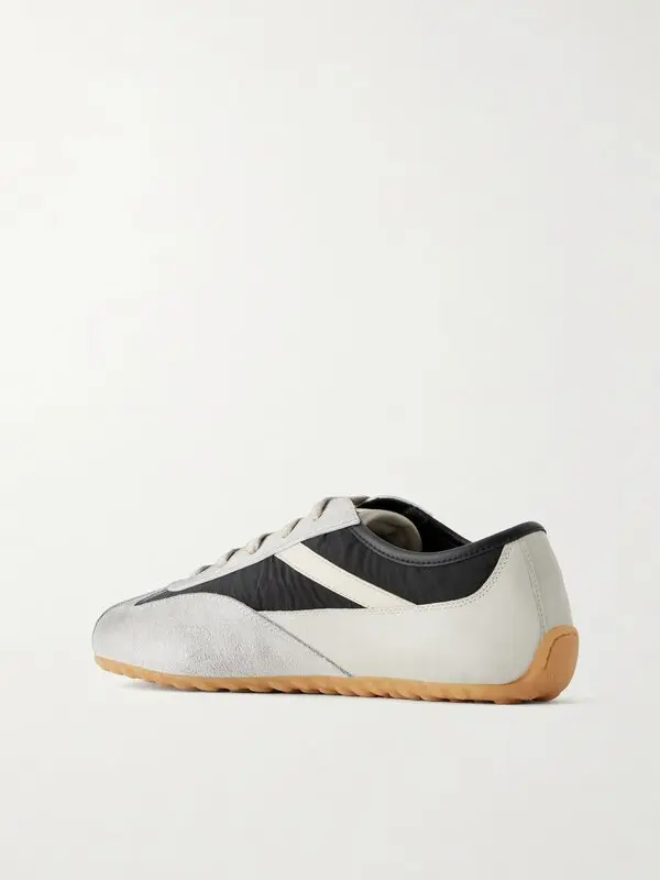 Alexander McQueen Suede-trimmed Shell Sneakers