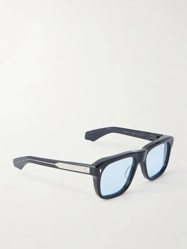 JACQUES MARIE MAGE Yves Square-frame Acetate Sunglasses