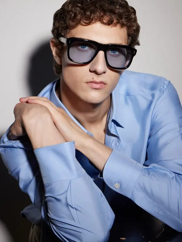 JACQUES MARIE MAGE Yves Square-frame Acetate Sunglasses