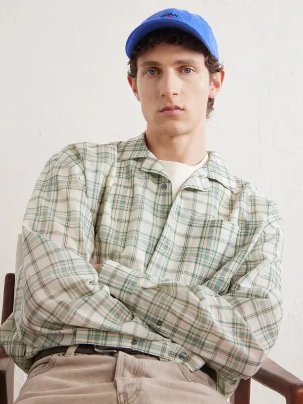 NOAH Logo Embroidered Cotton Canvas Baseball Cap