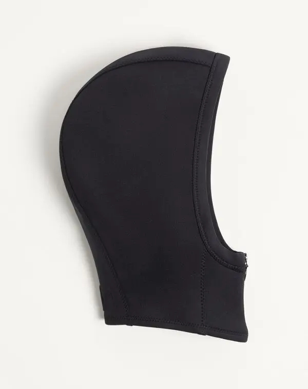 Valentino Garavani Vlogo Signature Jersey Hood - Black