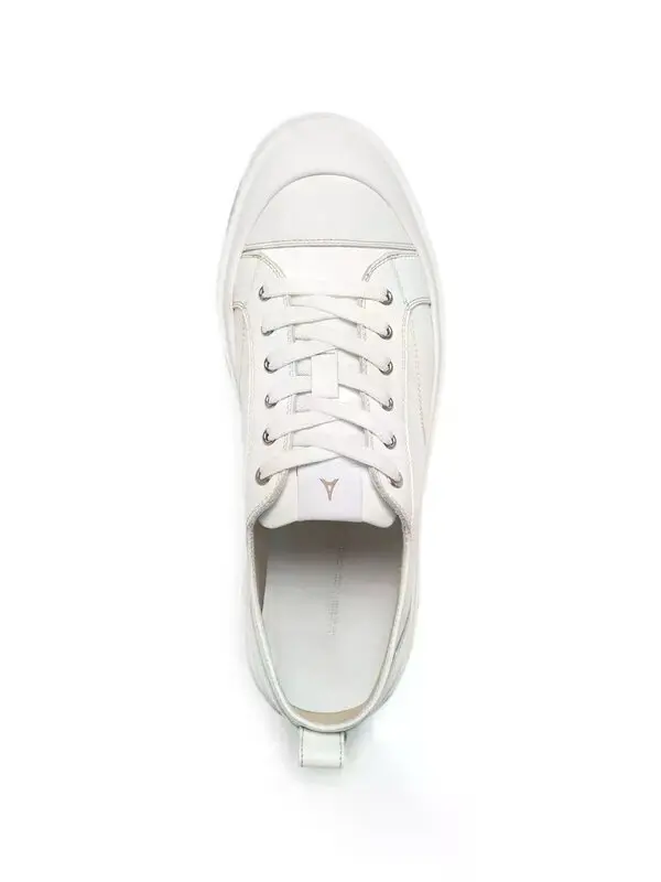Manière De Voir Vienna Contrast-stitch Leather Sneakers