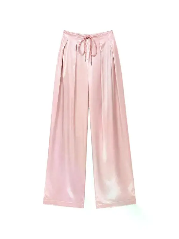 DANAMÉ Satin Palazzo Pants