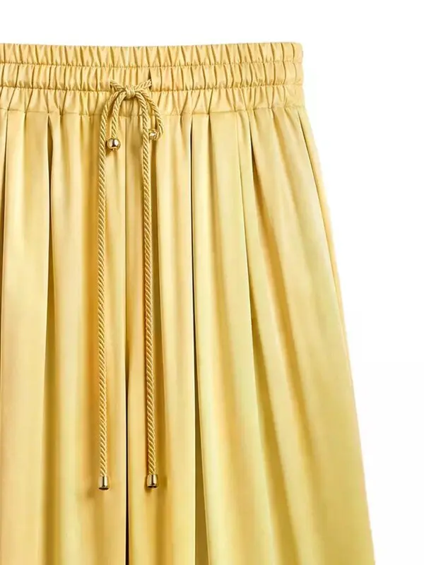 DANAMÉ Satin Palazzo Pants