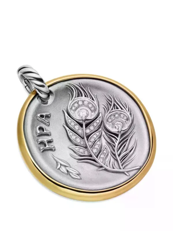 David Yurman Hera Medallion Amulet With Diamonds