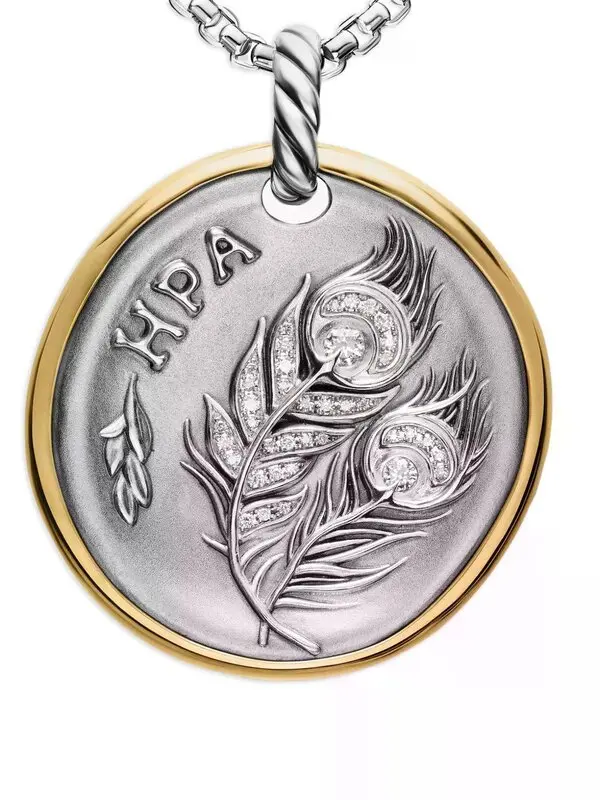 David Yurman Hera Medallion Amulet With Diamonds