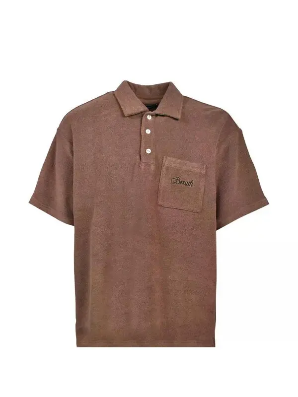BREATH Logo-embroidered Polo Shirt