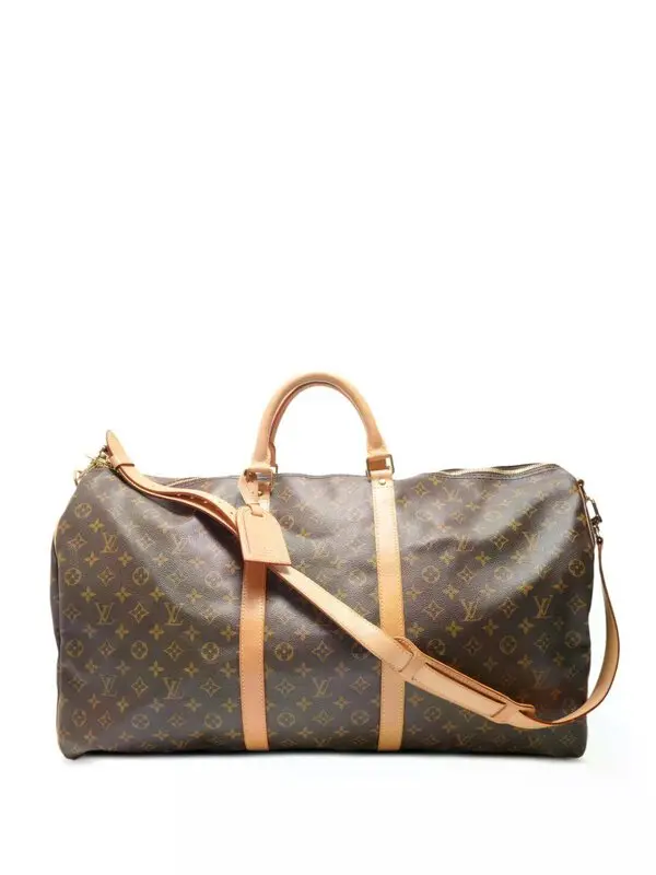 LOUIS VUITTON Monogram Keepall Bandoulière 60 - Brown