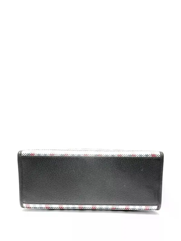 Gucci Embroidered Check Tote Bag