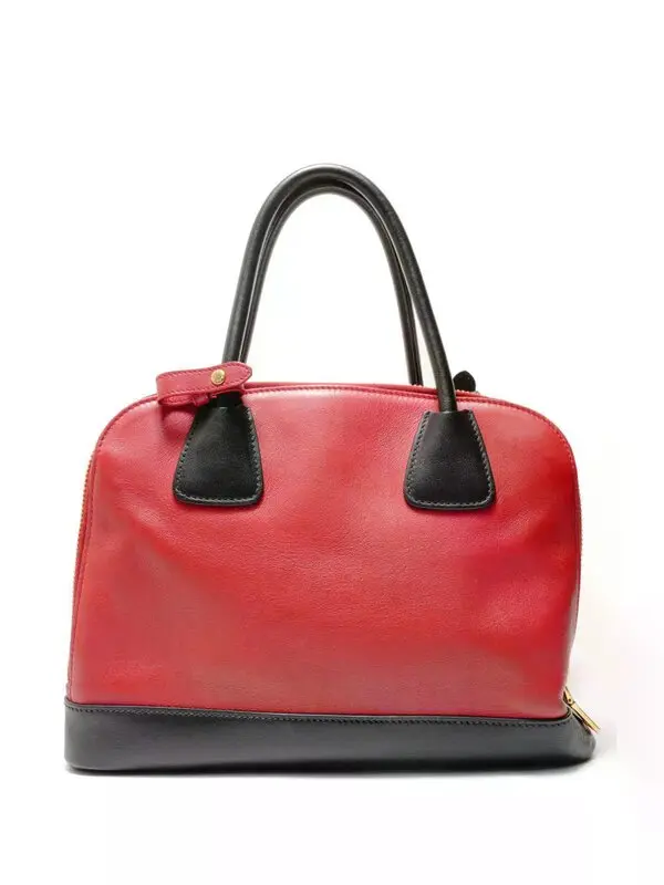 Prada Soft Calf Promenade Handbag - Red
