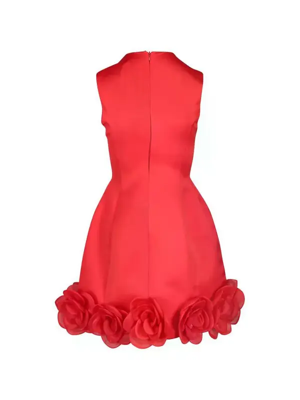 LEO LIN Bree Floral-appliqué Sleeveless Mini Dress