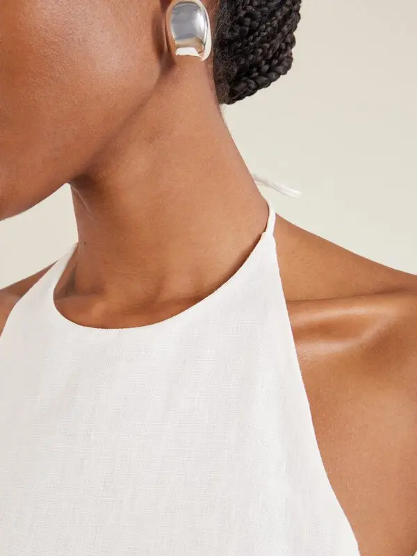 Faithfull The Brand Neolia Linen Midi Dress