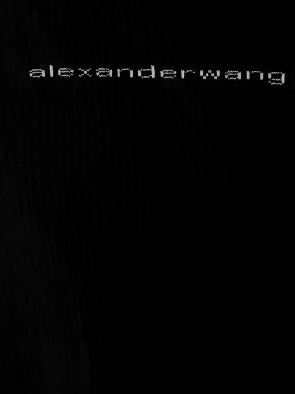 Alexander Wang Ribbed Logo Tank Top